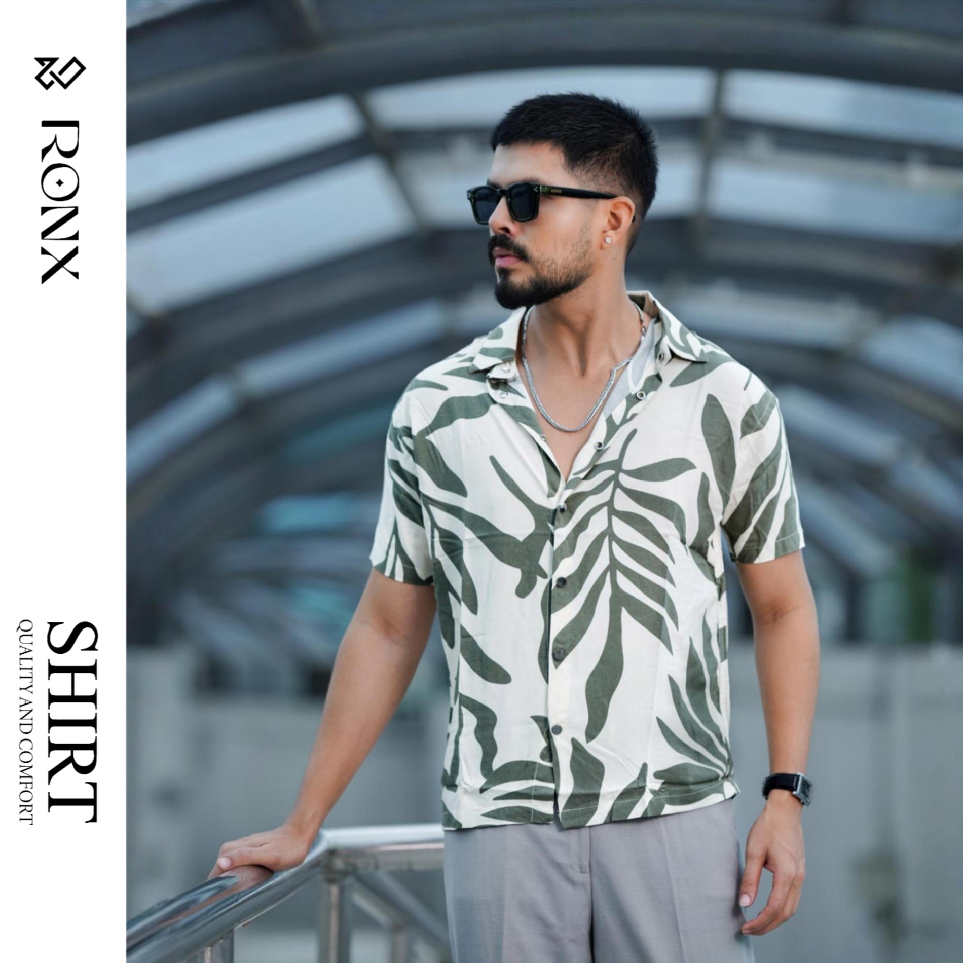 Green Tropics Shirt – RonX